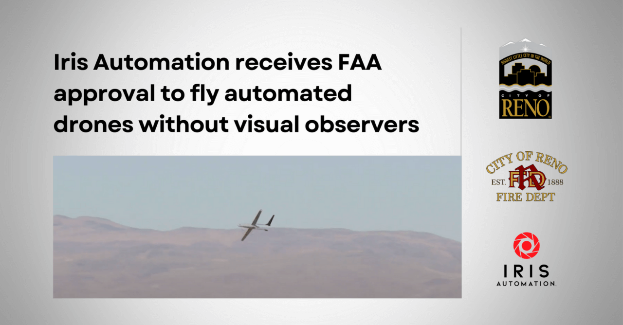 Iris Automation | Iris Automation, as a partner in the City of Reno’s ...